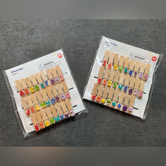 Target | Accents | Target Bullseye Playground Wood Clips | Poshmark